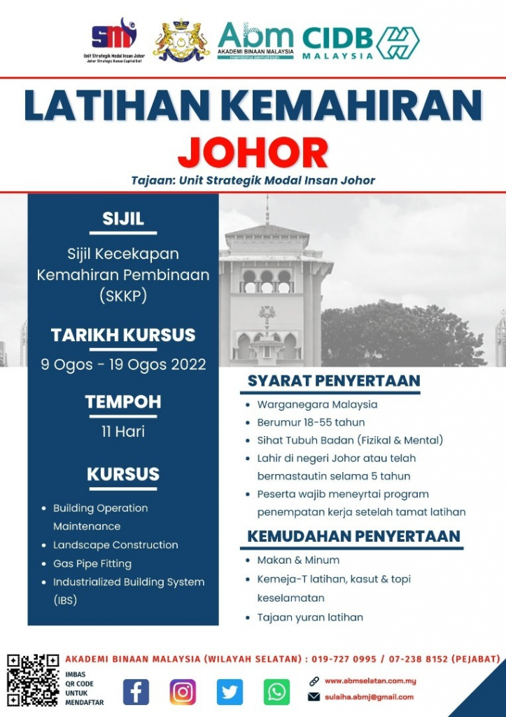 PROGRAM LATIHAN KEMAHIRAN JOHOR – ABM Selatan