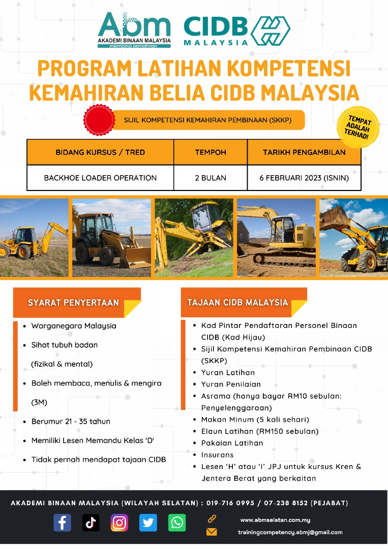 LATIHAN KOMPETENSI KEMAHIRAN BELIA 2023 – ABM Selatan